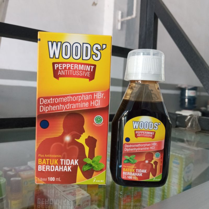 Jual WOODS ANTITUSSIVE BATUK TIDAK BERDAHAK SIRUP 100 ML | Shopee Indonesia
