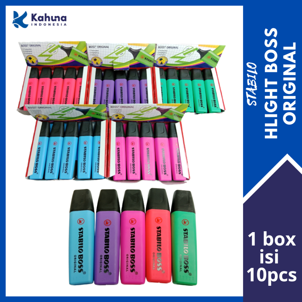 Jual Stabilo Boss Original Highlighter Berbagai Warna - Satuan | Shopee ...