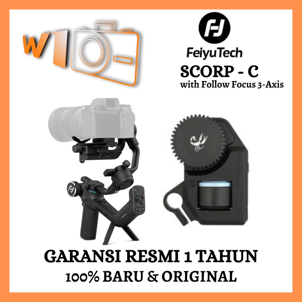 Jual Feiyu SCORP-C with Follow Focus 3-Axis Handheld Gimbal for Camera | Shopee Indonesia