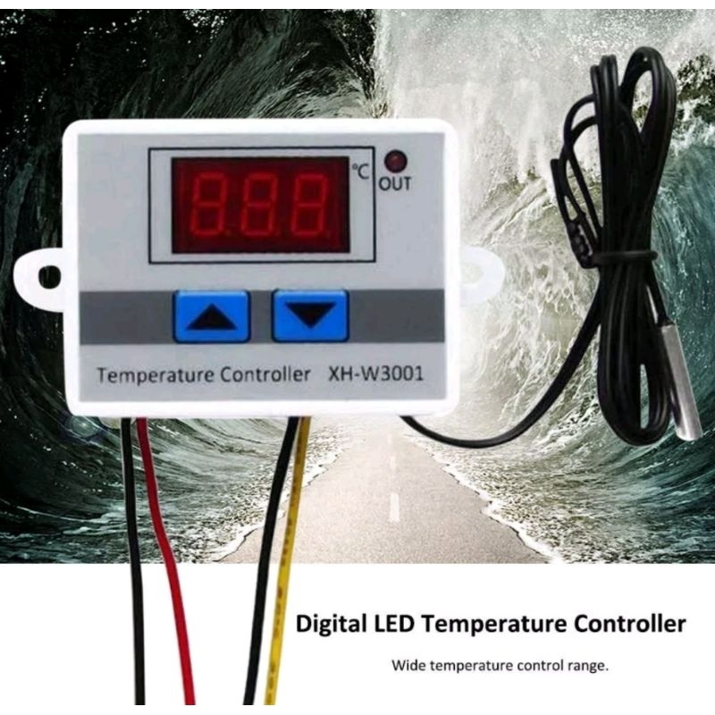 Jual THERMOSTAT / TERMOSTAT DIGITAL XH-W3001 220V AC TEMPERATURE ...