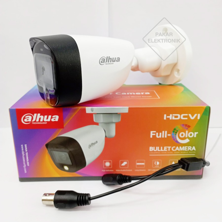 Jual CCTV Dahua DH-HAC-B1A29P Outdoor 2MP Full Color | Shopee Indonesia