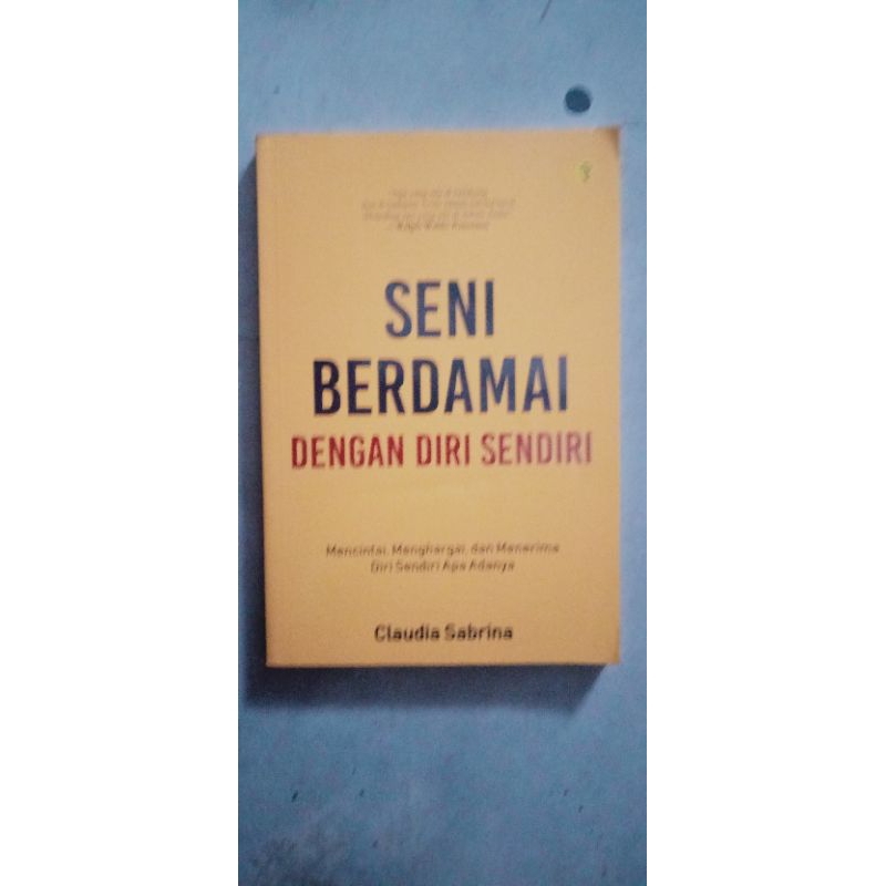 Jual Buku Seni Berdamai Dengan Diri Sendiri -Bright- | Shopee Indonesia