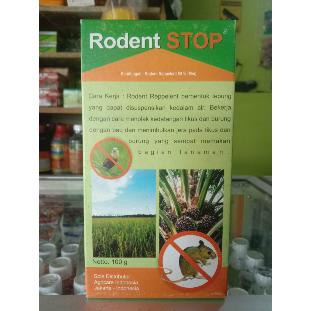 Jual Pengusir Hama TikuS Dan Burung RODENT STOP 100 Gram | Shopee Indonesia