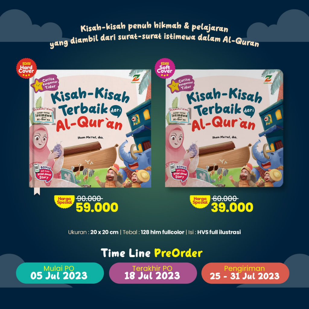 Jual Buku dongeng Pengantar Tidur: Kisah-Kisah Terbaik dari Al-Qur'an untuk Anak-anak ...
