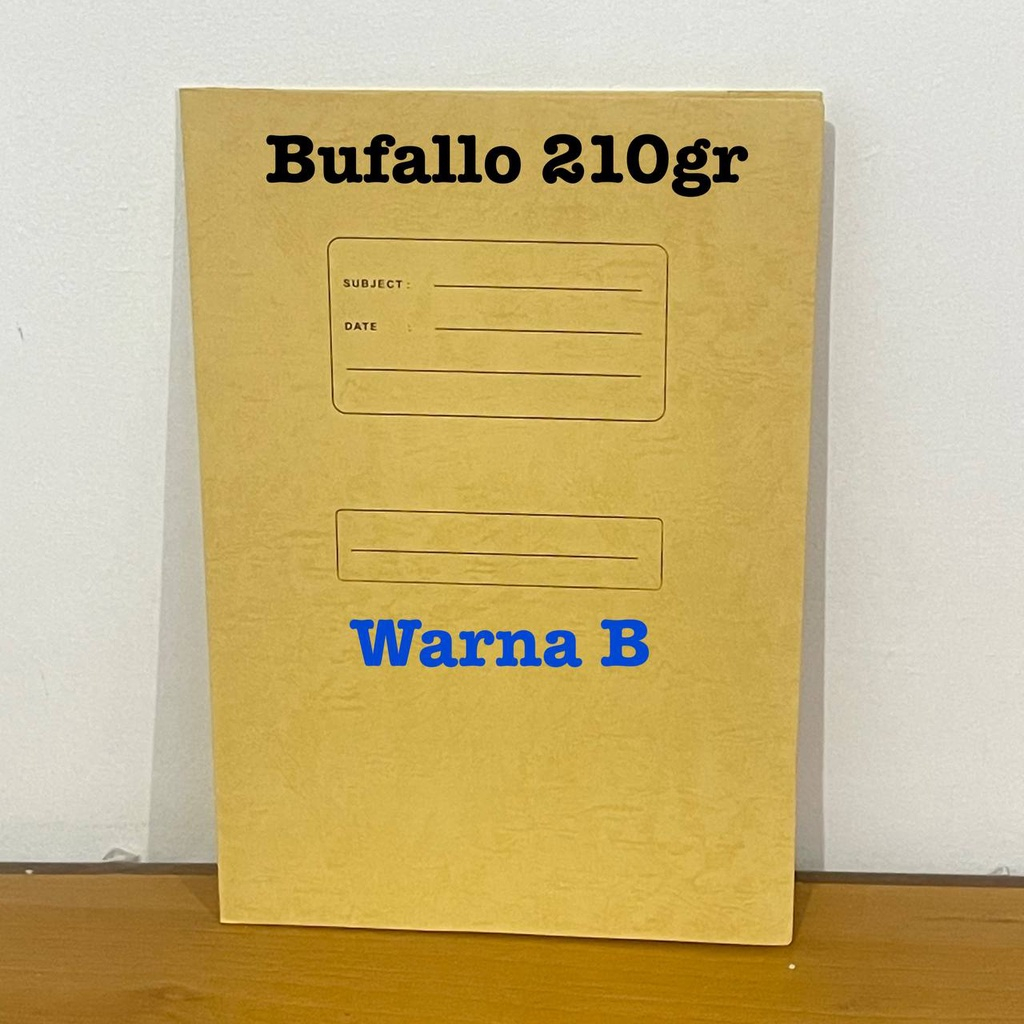 Jual (50 pcs) FOLIO STOP MAP KERTAS MAP KANTOR - STOPMAP BUFALLO 210gr Warna B | Shopee Indonesia