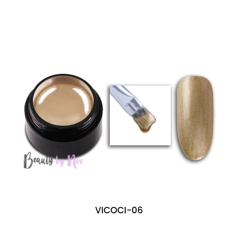 Jual VICOVI METAL GEL Polish Nail Art UV LED Painting Lukis | Shopee ...