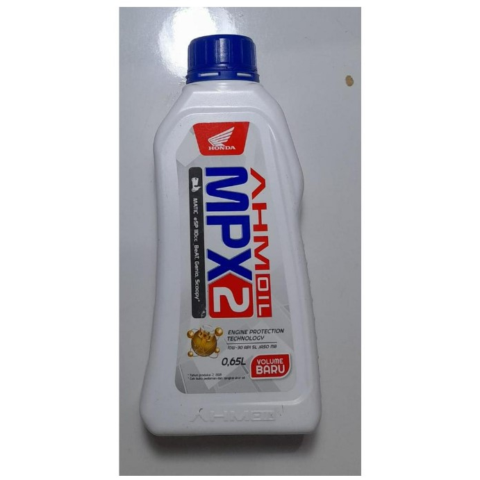 Jual Oli MPX2 MPX 2 KECIL Matic 0,65 ml 10W 30 Honda | Shopee Indonesia