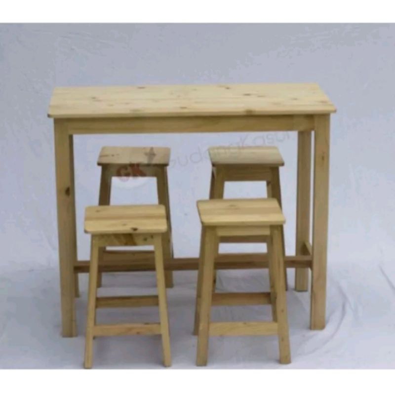Jual MEJA CAFE,MEJA MAKAN,MEJA RESTO,MEJA KAYU 100X50X75 | Shopee Indonesia