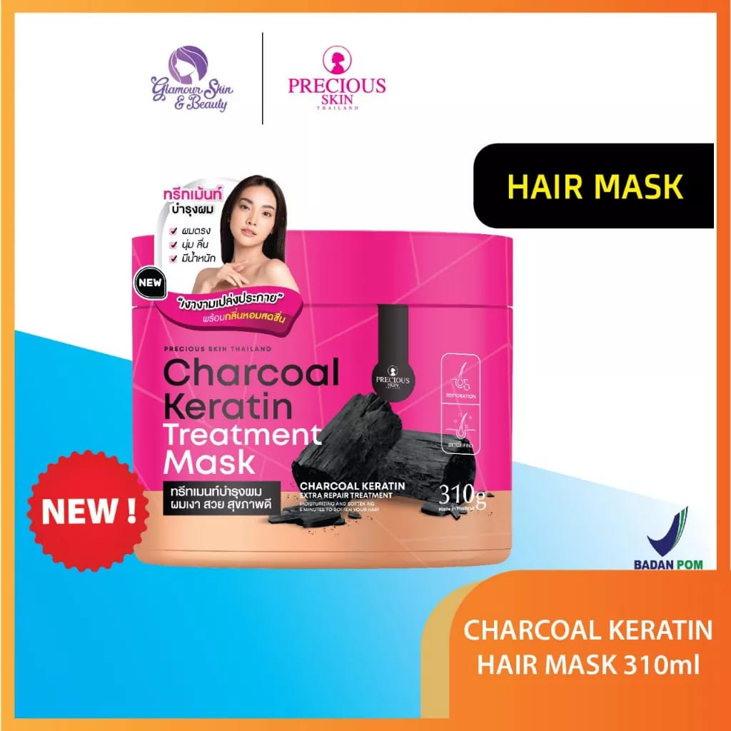 Jual Precious Skin Thailand Charcol Keratin Treatment Mask 310g ...