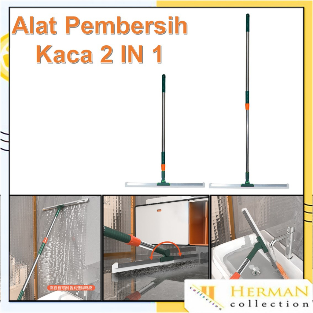 Jual HC Alat Pembersih Kaca 2 IN 1 Alat Pembersih Lantai Praktis Wiper ...