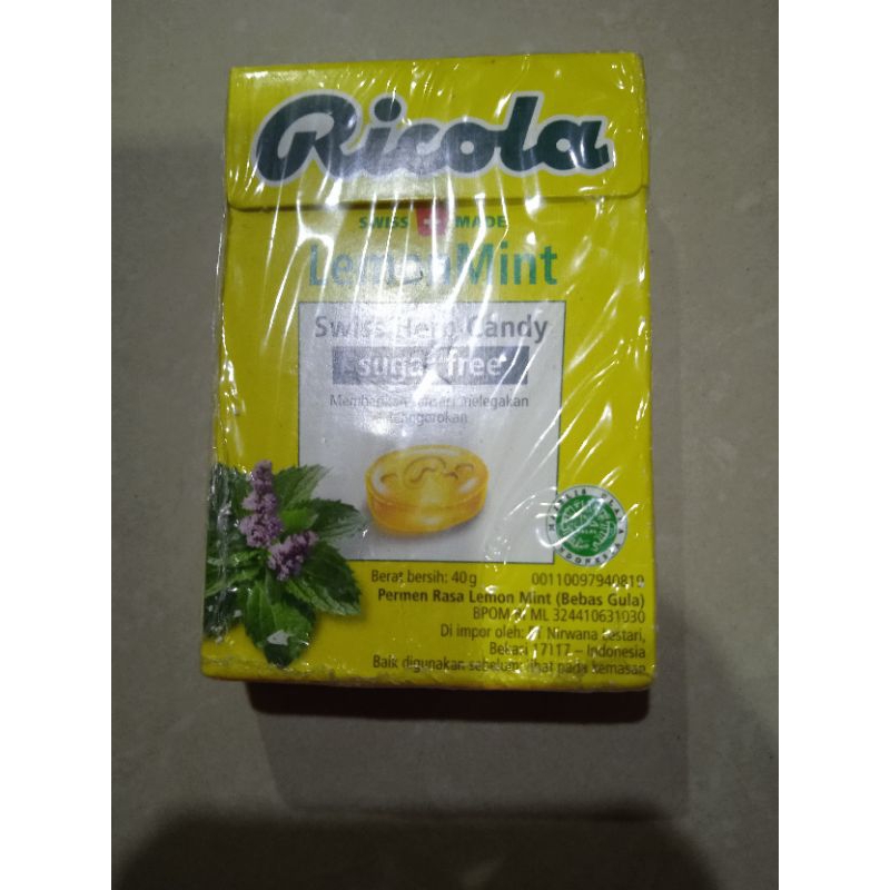 Jual Ricola Permen rasa Lemonminnt 40gr | Shopee Indonesia
