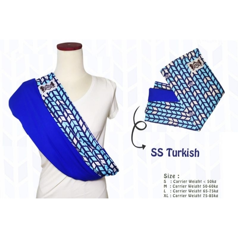 Jual Petite Mimi Gendongan Geos Simple Sling warna Turkish - Preloved ...