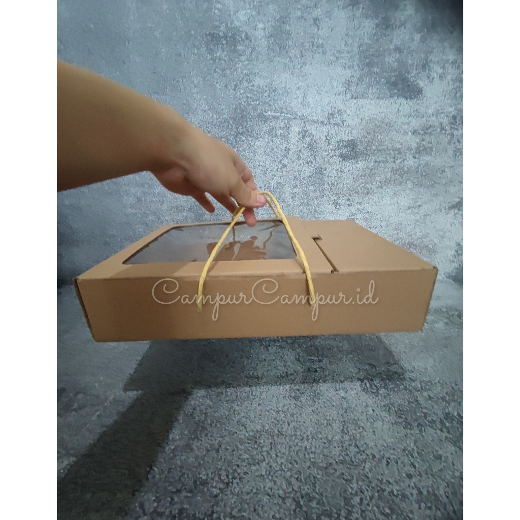 Jual Box Catering Sekat Window Nasi Minuman Snack 30x20x6,5 Kotak Nasi ...