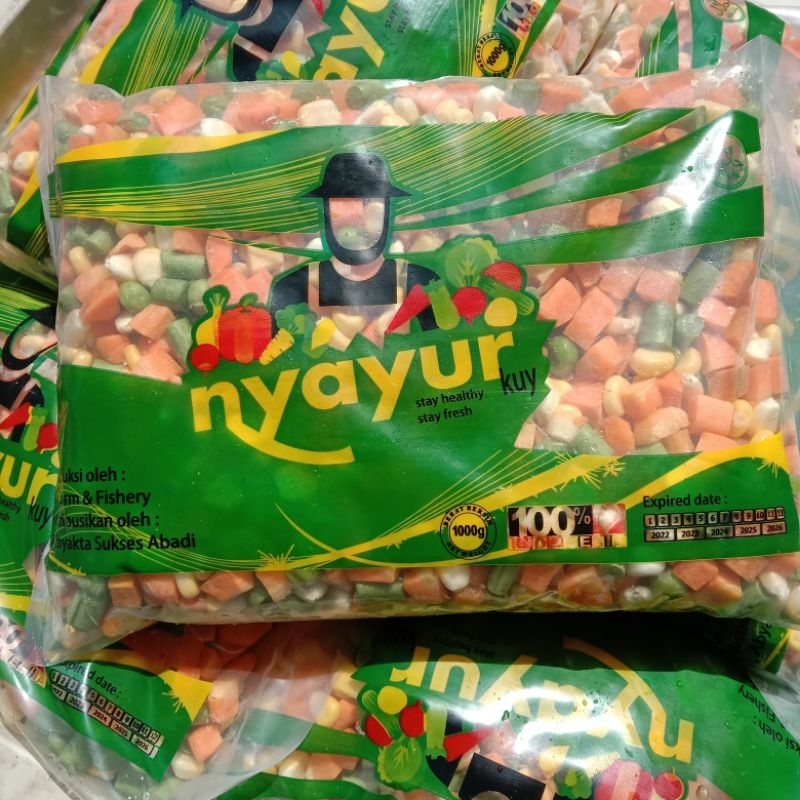 Jual Mixed Vegetable Frozen 500gr dan 1kg (Sayuran Beku) | Shopee Indonesia