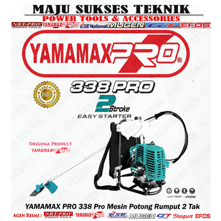 Jual YAMAMAX PRO 338 Mesin Potong Rumput Gendong 2 Tak Brush Cutter ...