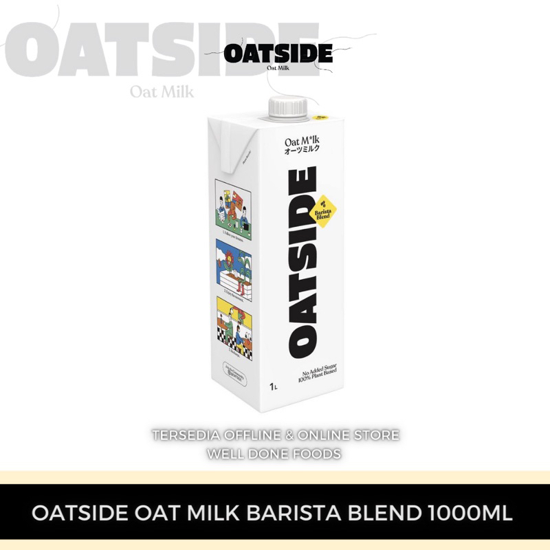 Jual Oatside Oat Milk Barista Blend 1L | Shopee Indonesia