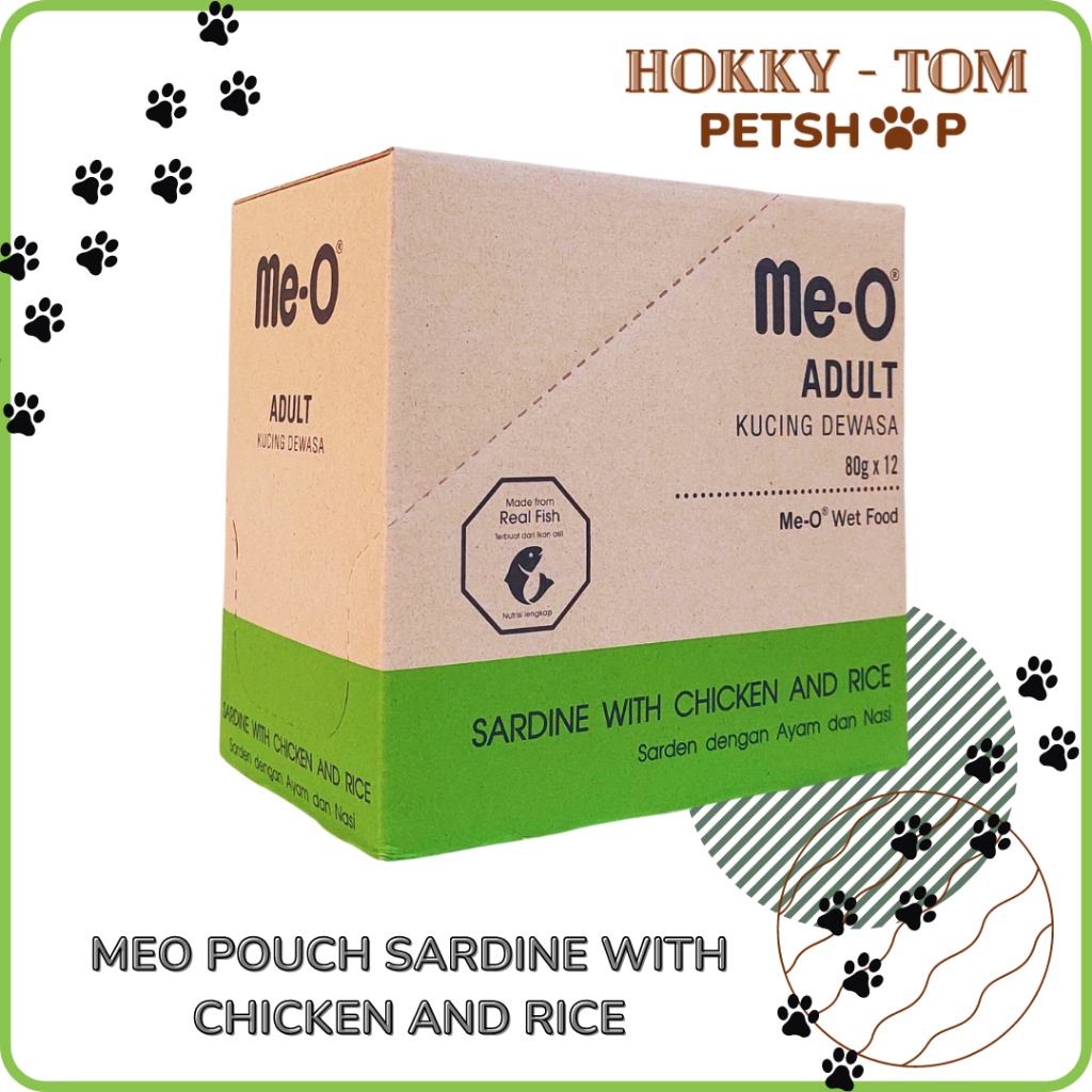 Jual ME-O pouch meo 80 gr sashet makanan kucing basah wet cat food ...
