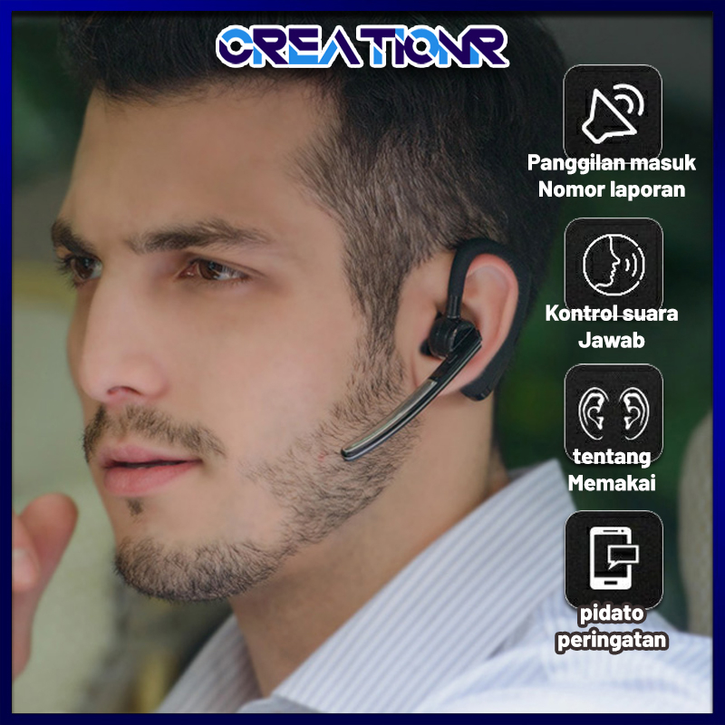 Jual Headset Bluetooth V8 /wireless stereo earphone bluetooth /Bisnis ...