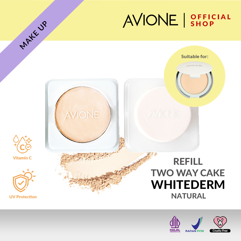 Jual Avione Refill Two Way Cake Whitederm Series | Shopee Indonesia