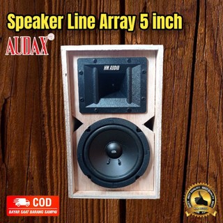 Jual Speaker 5 inch + Box Speaker Line Array 5 inch miniatur | Shopee ...