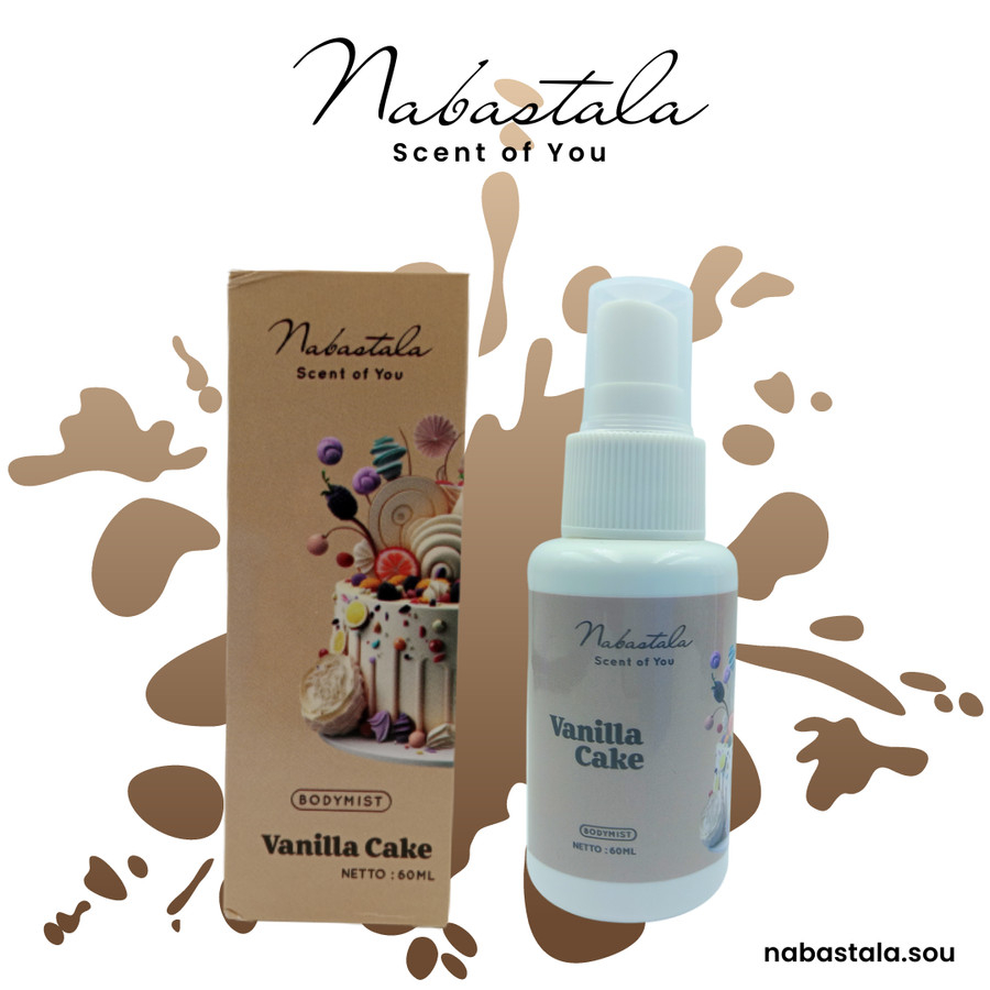 Jual BODY MIST NABASTALA VANILLA CAKE 60ML PARFUM BPOM SWEET BUTTERY ...