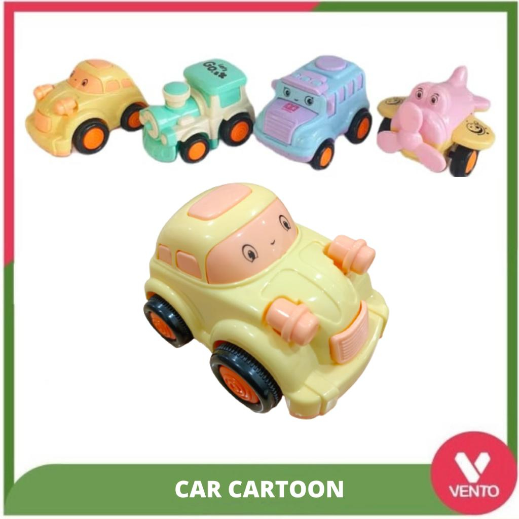 Jual [VENTO TOYS] Mainan Fun Cartoon Car Mobil Mobilan Anak Motif ...