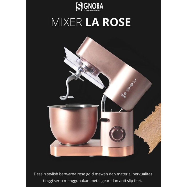 Jual READY STOK !! Mixer La Rose / Signora / standing mixer | Shopee ...