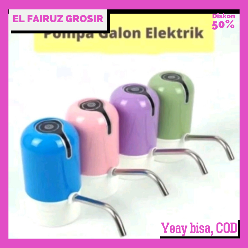 Jual Pompa Air Galon Elektrik Recharge Dispenser Air Galon Charge ...