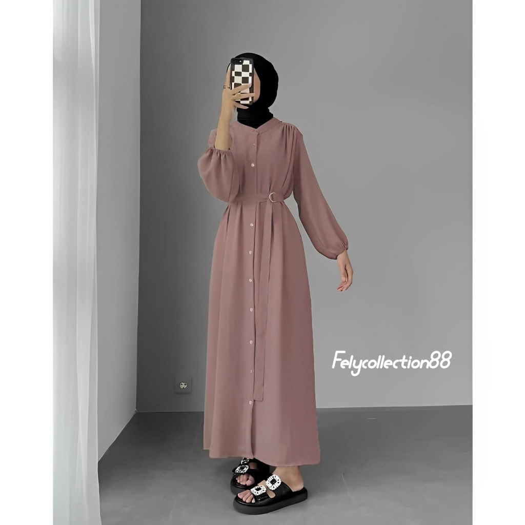 Jual LOCA DRESS FULL KANCING//GAMIS FULL KANCING KEKINIAN SR.016 ...