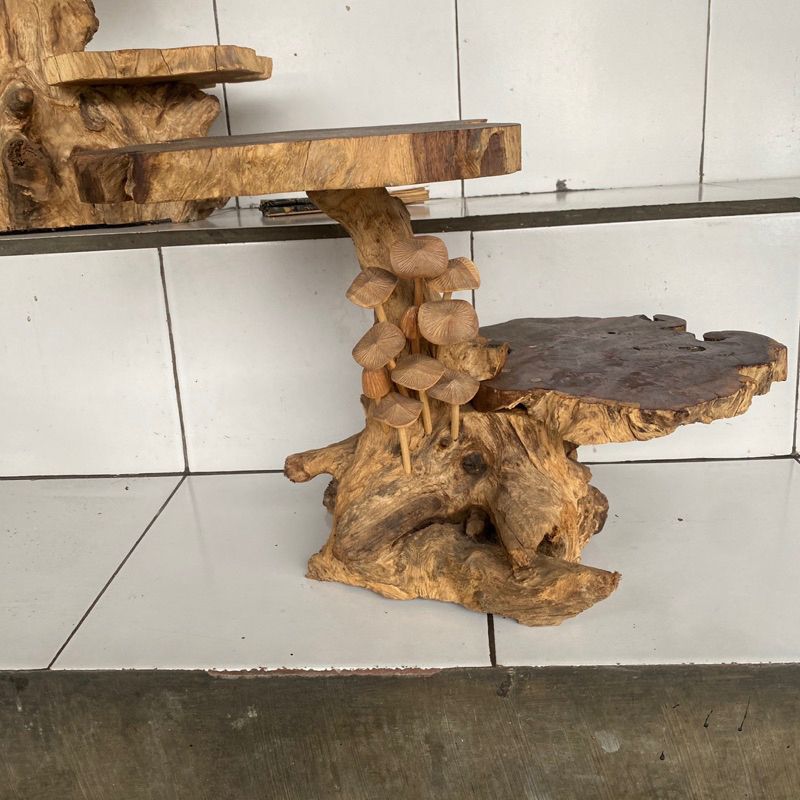 Jual Meja Motif jamur kayu - meja jamur - Meja Kayu - Meja Unik - Meja ...