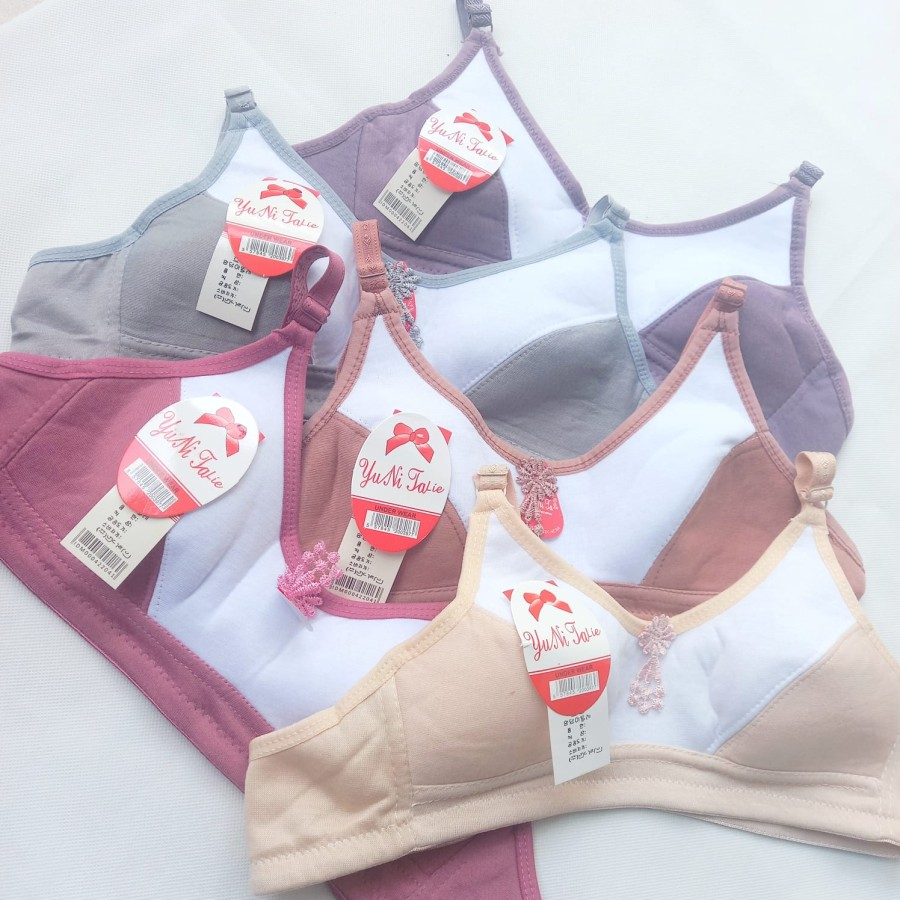 Jual Bra Wanita Sport Bh Sport Remaja Dewasa Katun KOMBINASI Tanpa ...