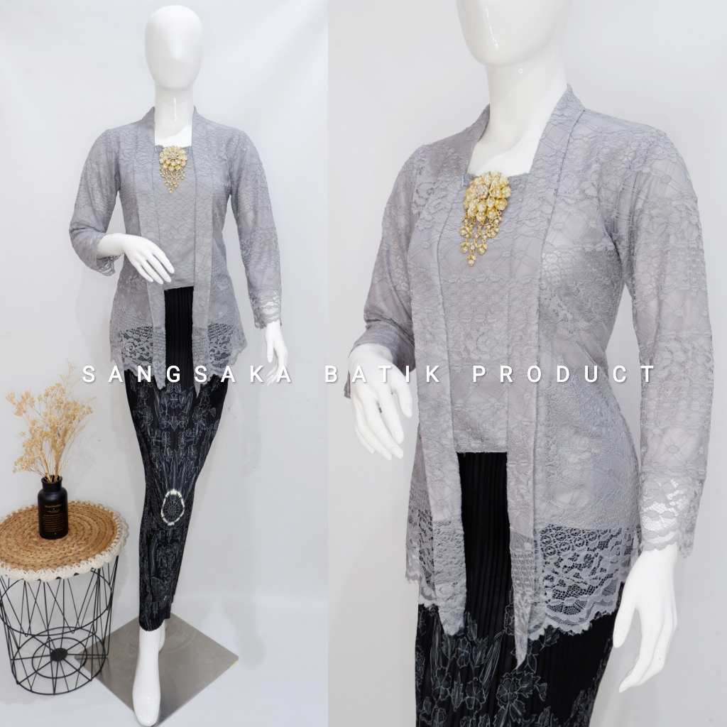 Jual Kebaya Kutu Baru / Kebaya Tunik / Tunik Brokat / Kebaya Modern / Kebaya tile / Kebaya ...