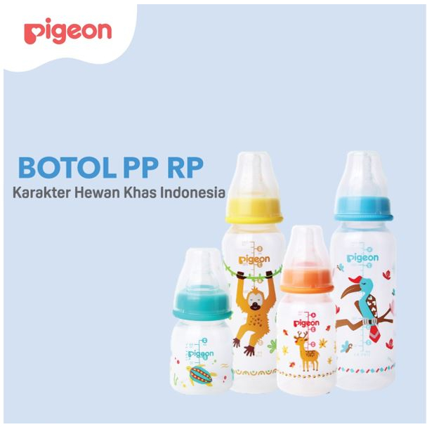Jual PIGEON Botol Flexible PP RP Seri Hewan Khas Indonesia | Botol Susu ...