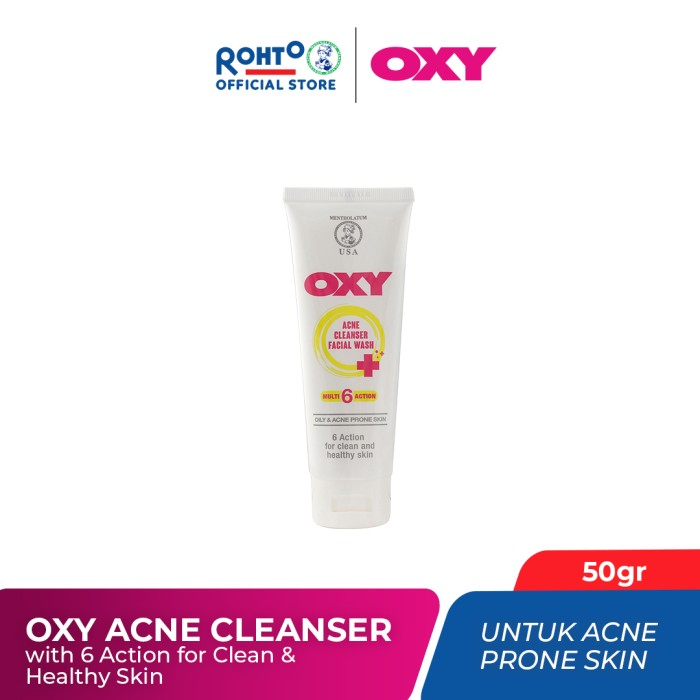 Jual OXY Acne Cleanser Facial Wash - 50g (Fight acne, Unclog pores ...