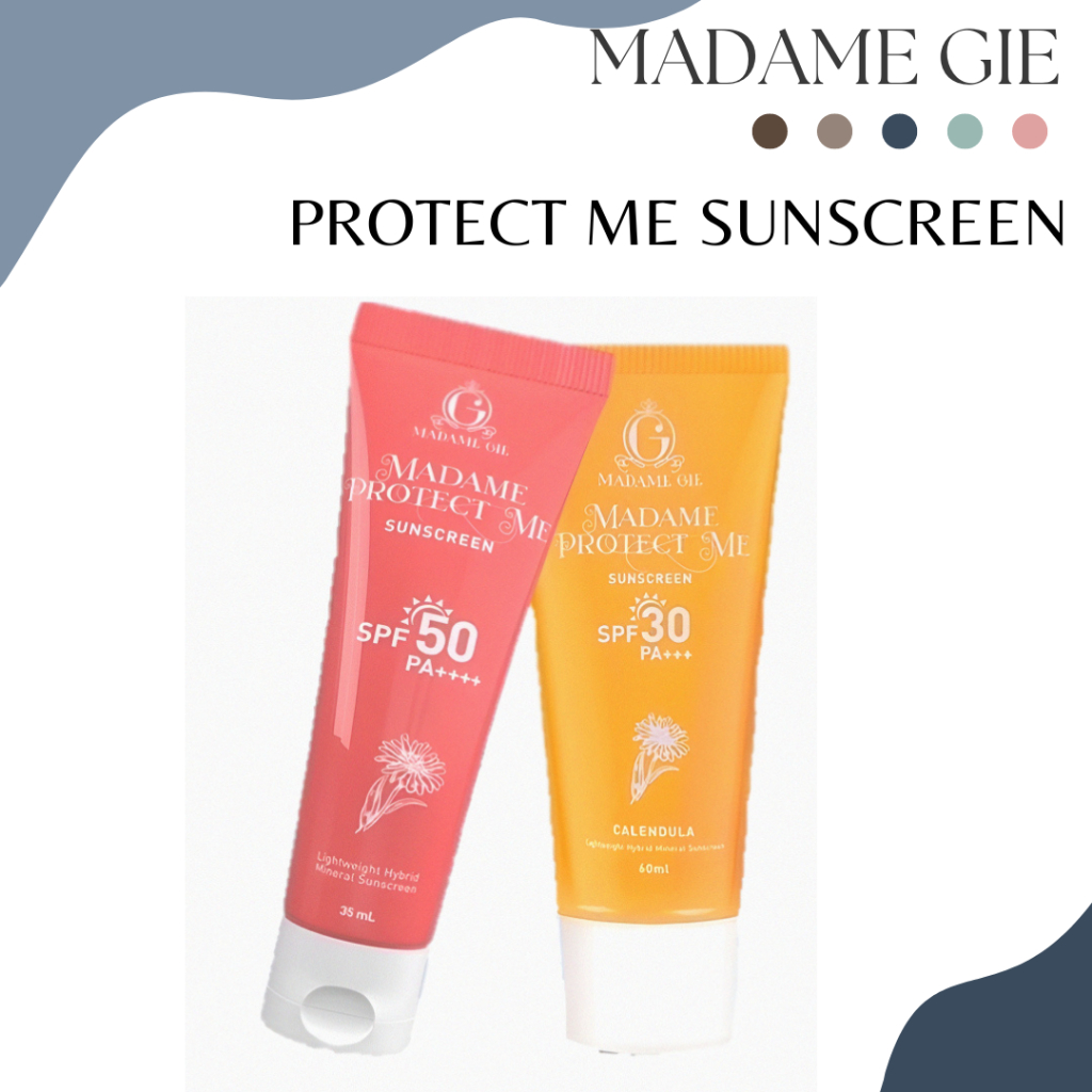 Jual Madame Gie Madame Protect Me Sunscreen SPF 30 PA++++ & SPF 50 PA++++ With Calendula ...