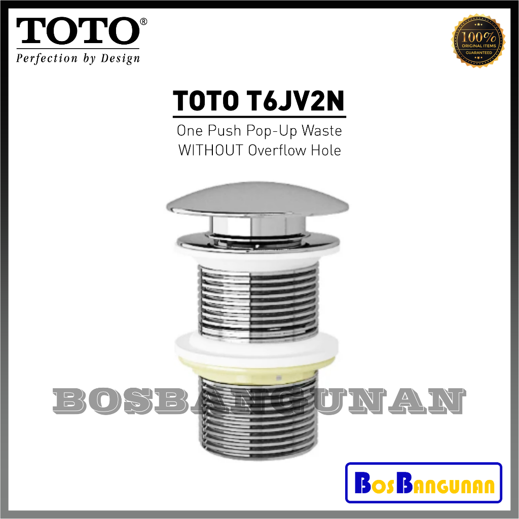 Jual Afur Wastafel Pencet TOTO T6JV2N/ Avur Wastafel TOTO / Saringan Afur Wastafel TOTO / One ...