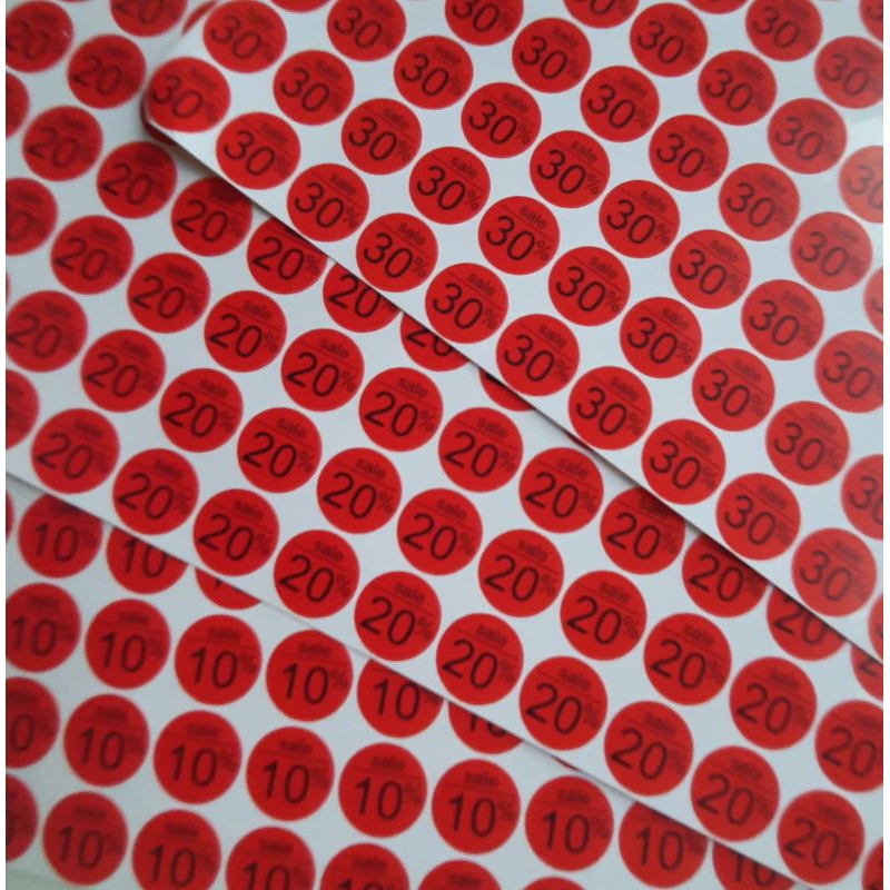 Jual sticker discount (custom) | Shopee Indonesia