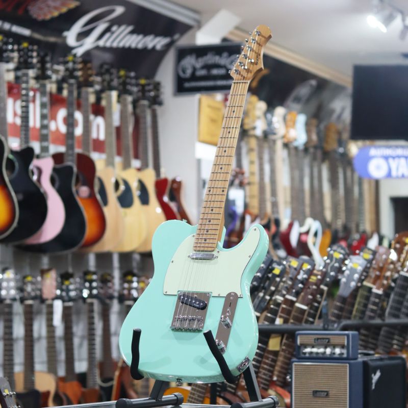 Jual SQOE SETL 300 Suft Green - Telecaster Roasted Maple Sqoe Setl300 ...