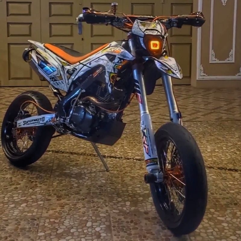 Jual CRF DECAL KEREN SUPERMOTO SET HOLOGRAM | Shopee Indonesia