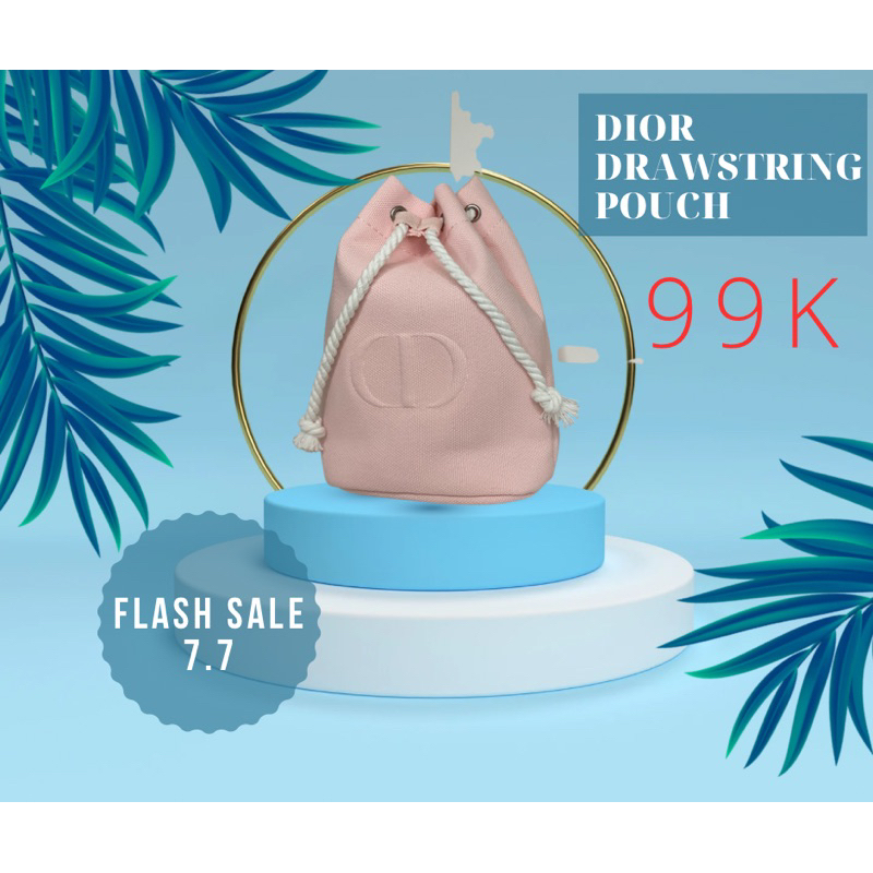 Jual Dior Drawstring Pouch ( Tas Kosmetik ) | Shopee Indonesia
