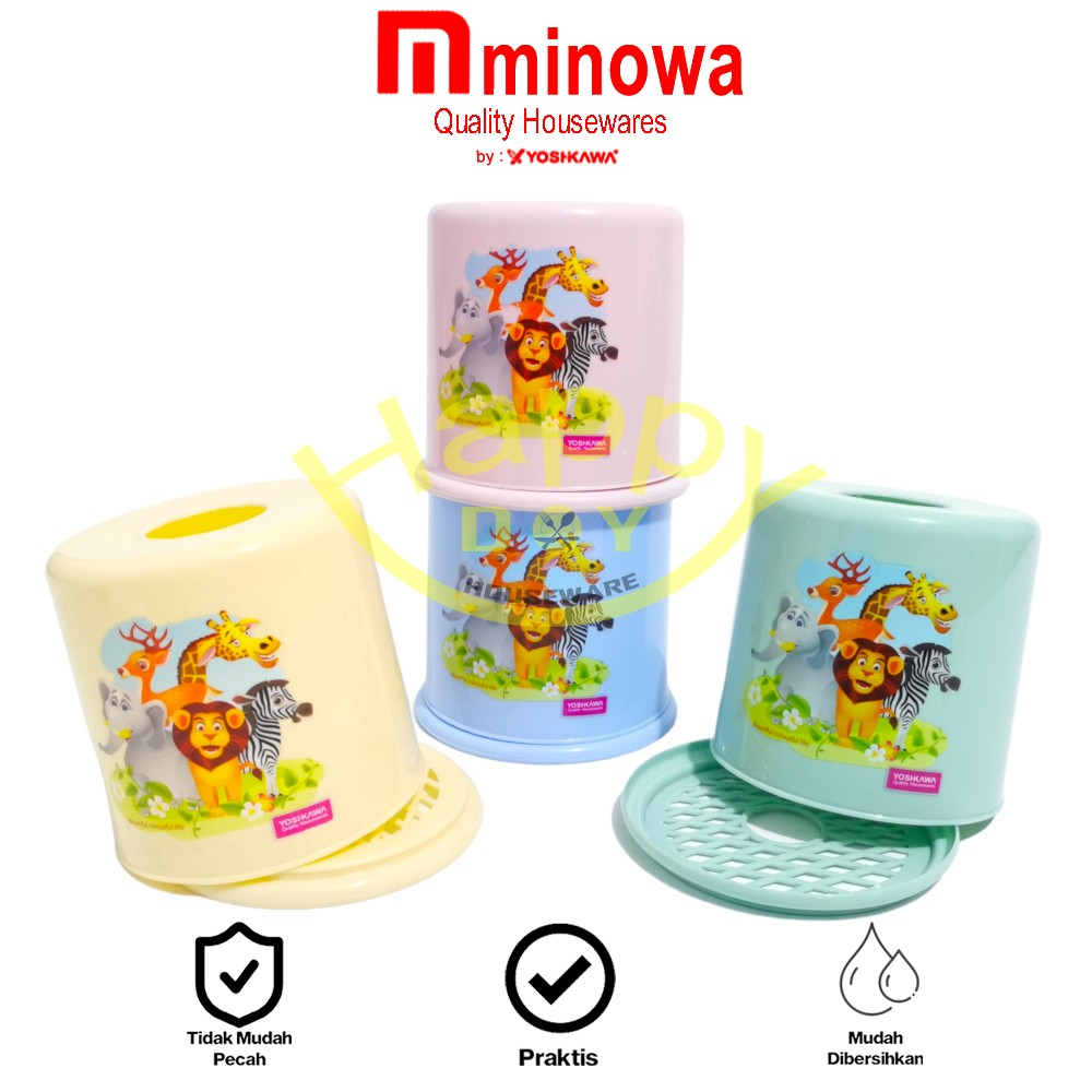 Jual YOSHIKAWA TEMPAT TISSUE | KOTAK TISSUE BULAT ROLL MOTIF | Shopee ...
