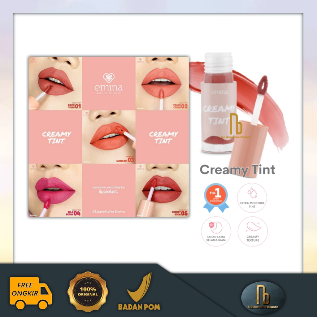 Jual Emina Creamy Tint - Liptint | Shopee Indonesia