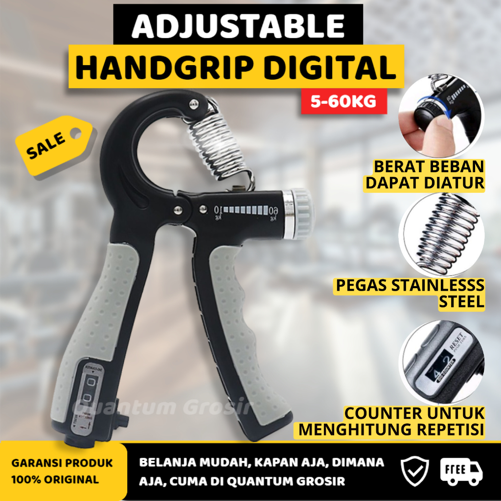 Jual QUANTUMSPORTS Handgrip Olahraga Tangan Adjustable Counter Handgrip ...