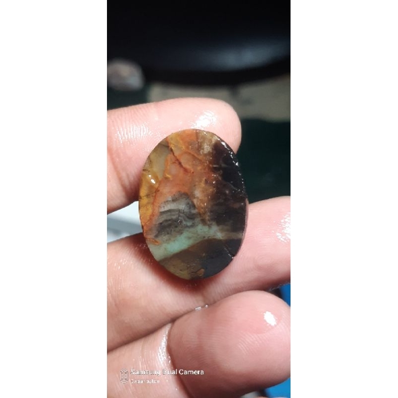 Jual NATURAL batu akik garut pancawarna unik murah | Shopee Indonesia