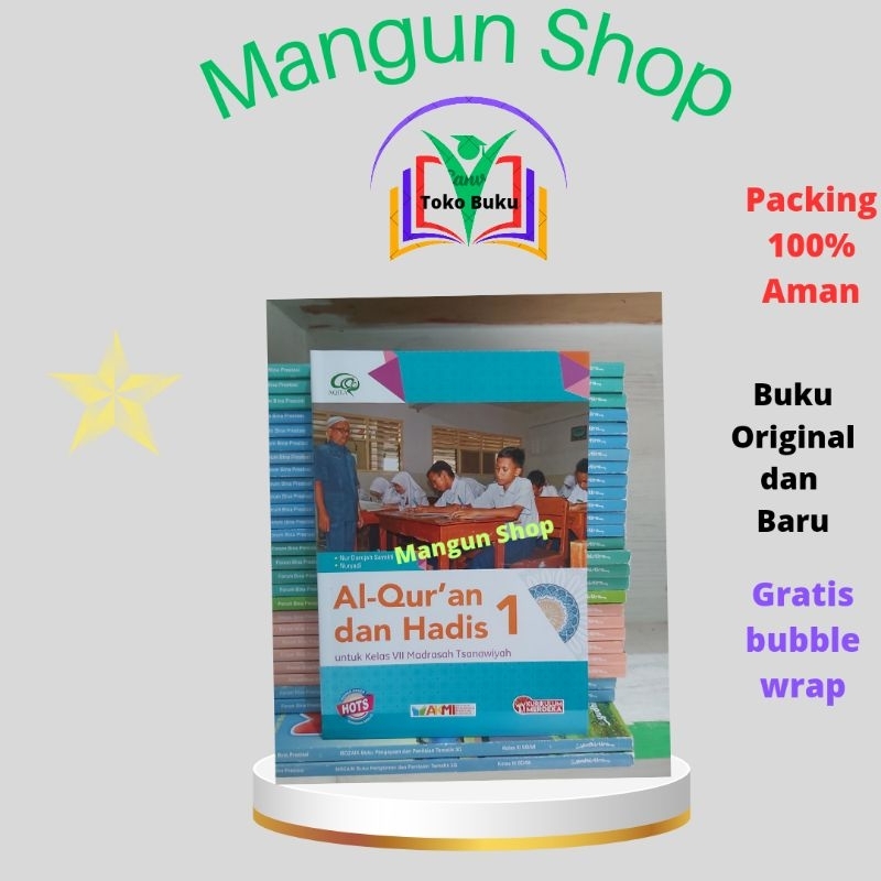 Jual Buku Al-Quran dan Hadis Kelas 7,8,9 Madrasah Tsanawiyaj ( MTs Kurikulum Merdeka AQILA ...