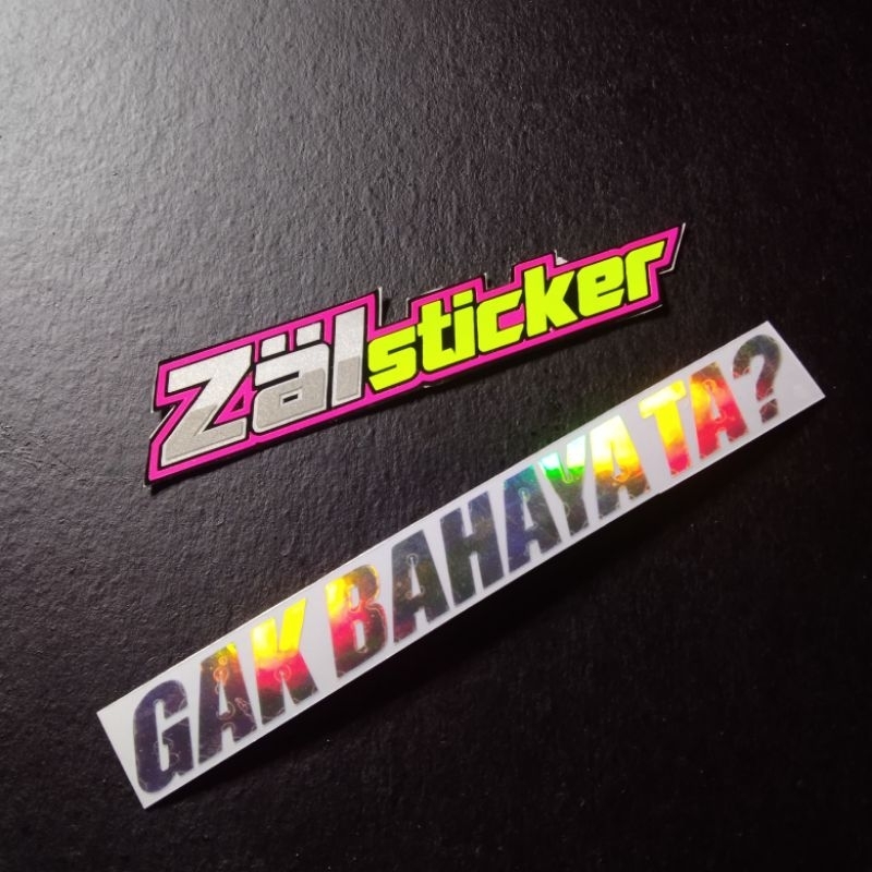 Jual sticker gak bahaya ta sticker cutting | Shopee Indonesia