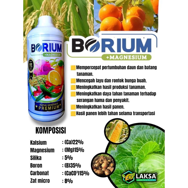 Jual pupuk dan Nutrisi tanaman BORIUM | Shopee Indonesia