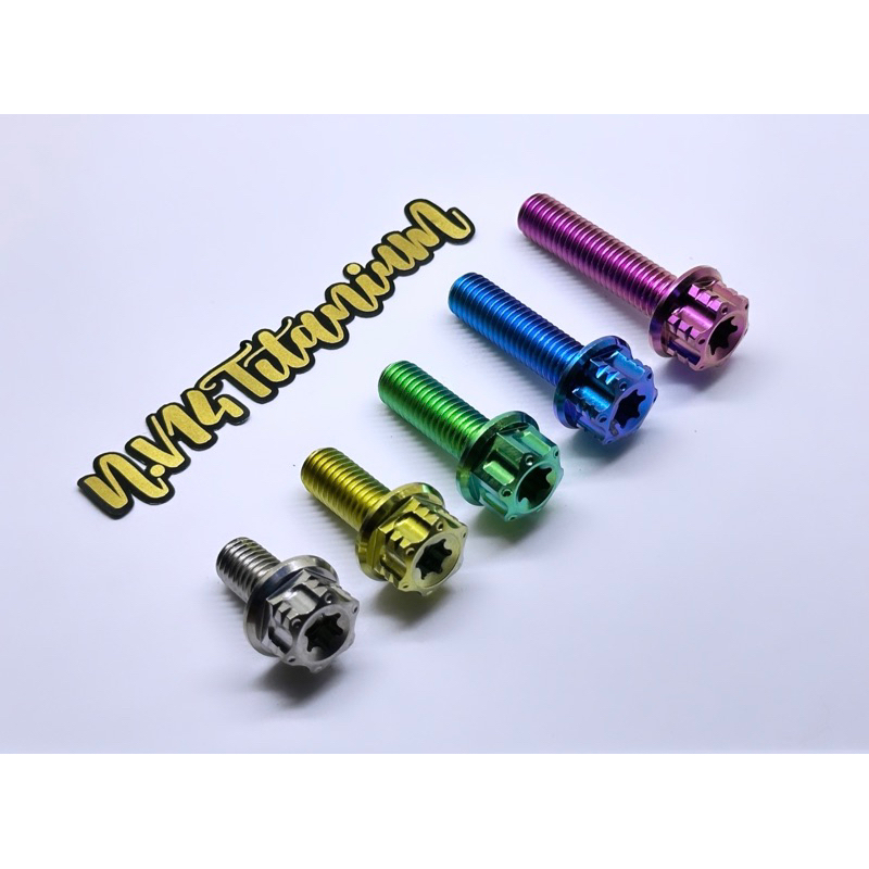 Jual BAUT TITANIUM M8 DRAT 12 GR5 GR 5 16D CNC HEAD | Shopee Indonesia