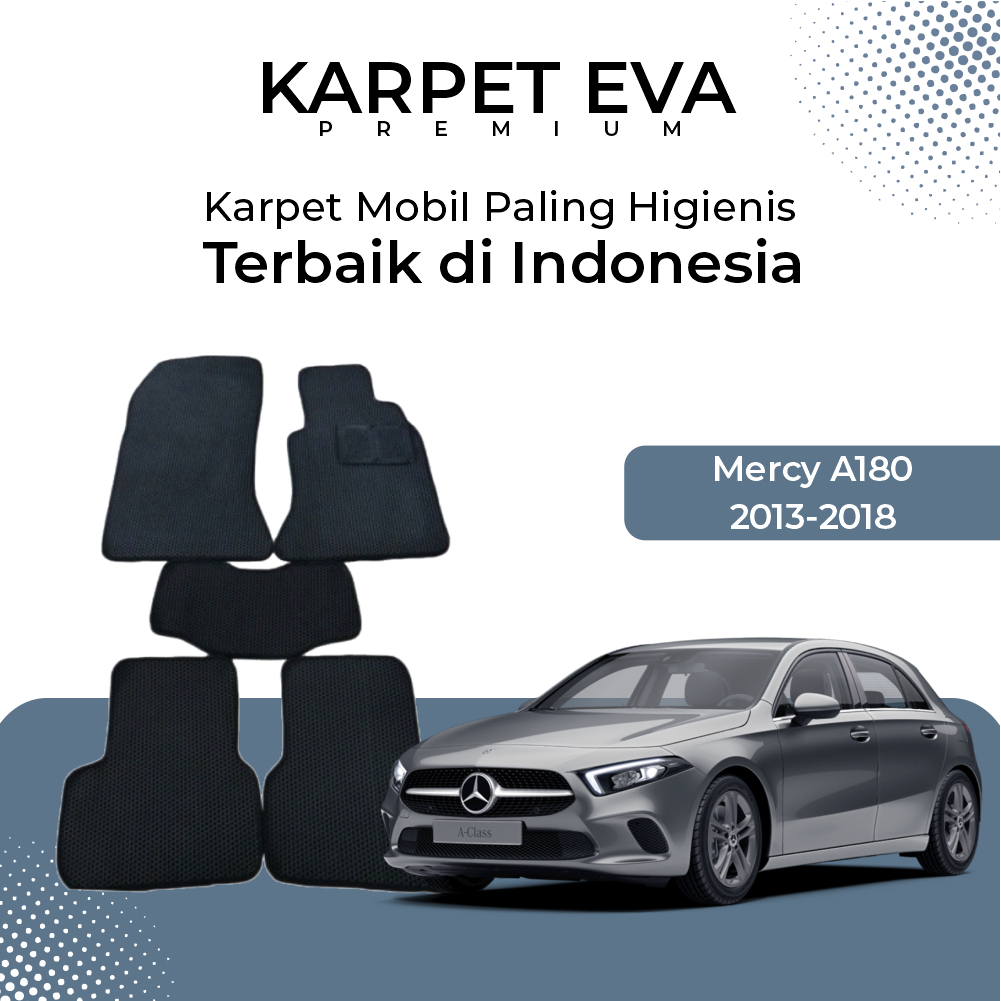 Jual Karpet Mobil Mercy A180 th 2013-2018 Karpet Eva Premium 1 Lapis ...