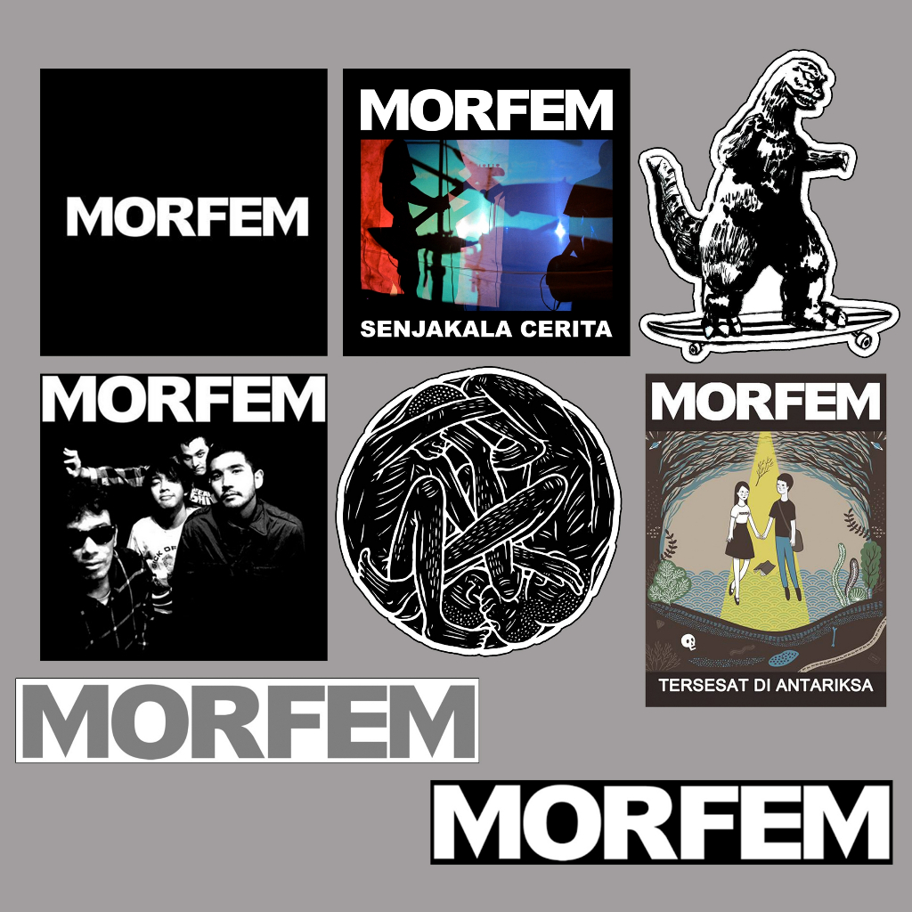 Jual Sticker Morfem Stiker Morfem Sticker Band Sticker Musik Sticker Aesthetic Sticker